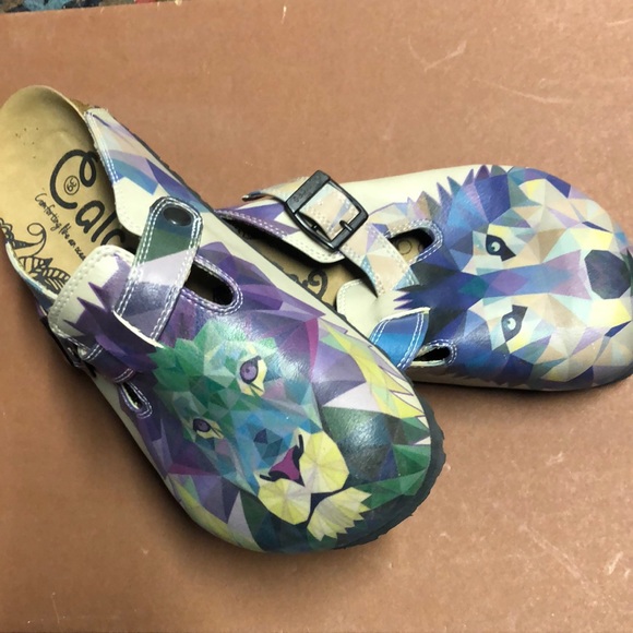 Calceo | Shoes | Calceo Animal Print Clogs | Poshmark